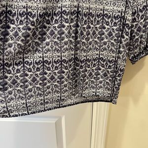 Soiree | Tops | Light Weight Blue And White Soft Cotten | Poshmark